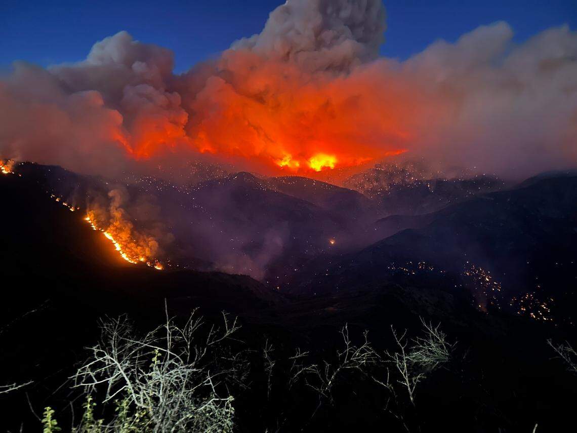 Where is Garnet Fire burning in Central California? See interactive map