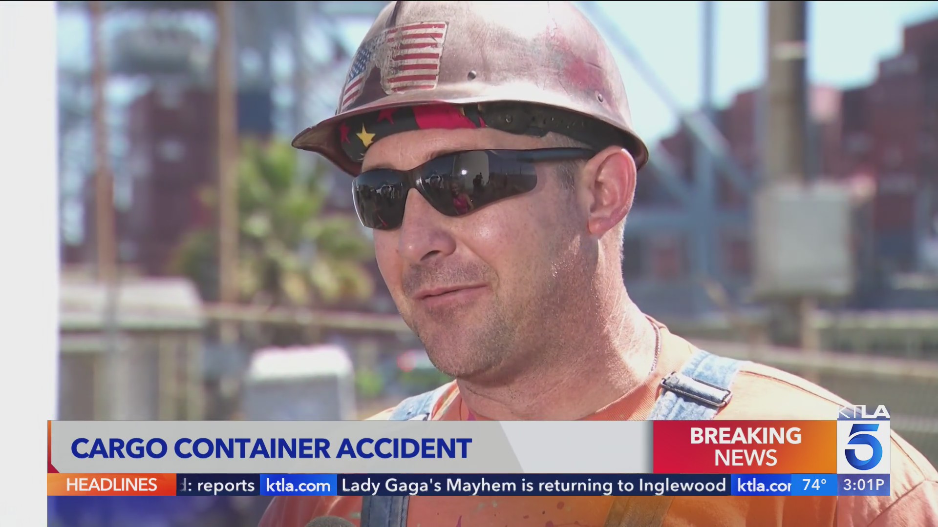 Dozens of cargo containers spill into Port of Long Beach