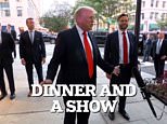 Trump dines out in DC before protesters confront him in restaurant