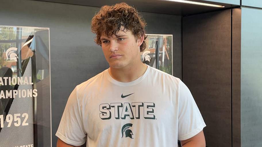 WATCH: MSU's Conner Moore Speaks About Offensive Line Play