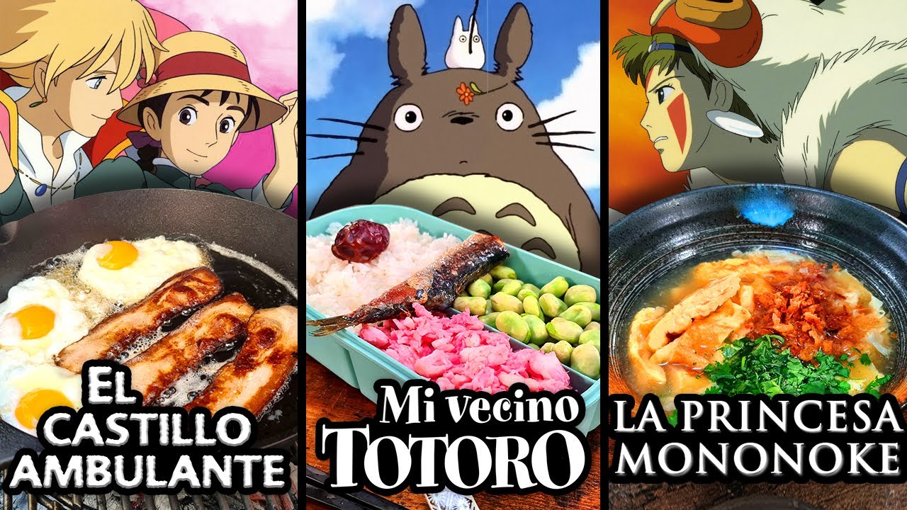 3 recetas de Estudio Ghibli que te fliparán!😍 Totoro, El castillo ...