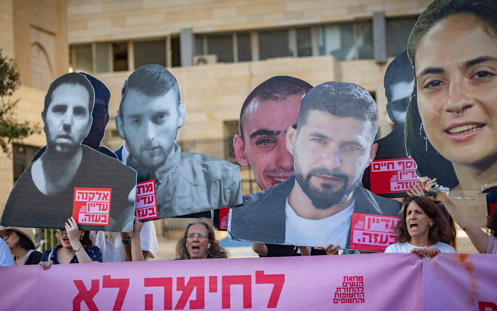 Hostage point man tells families Israel working to safeguard captives ...