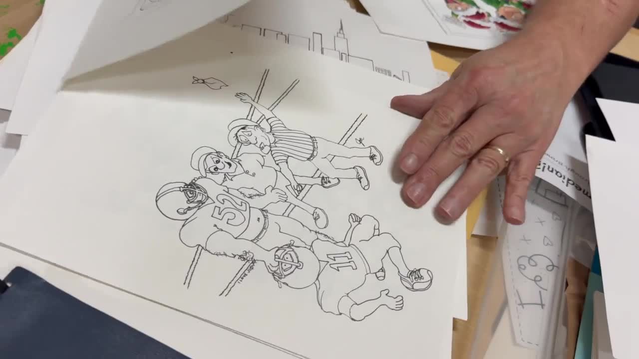 Local cartoonist connects McGregor through comics