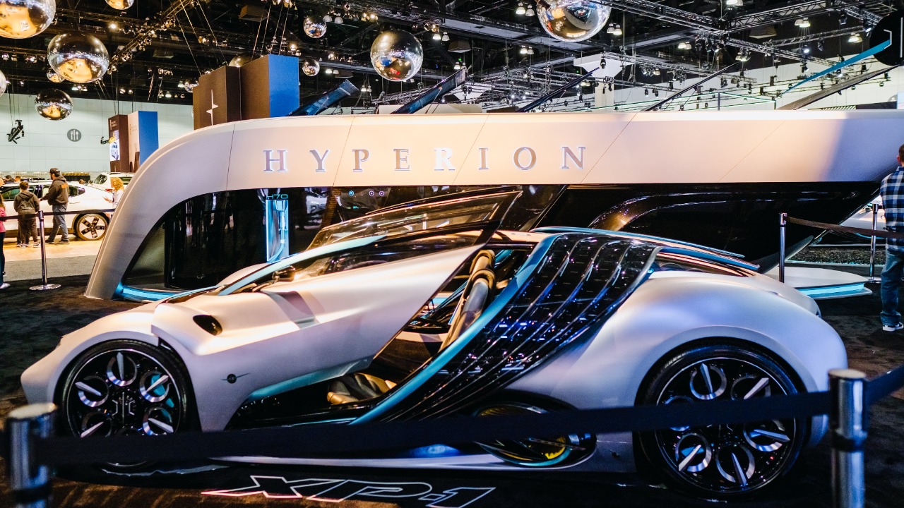 Engineers test hydrogen-powered sports car prototype