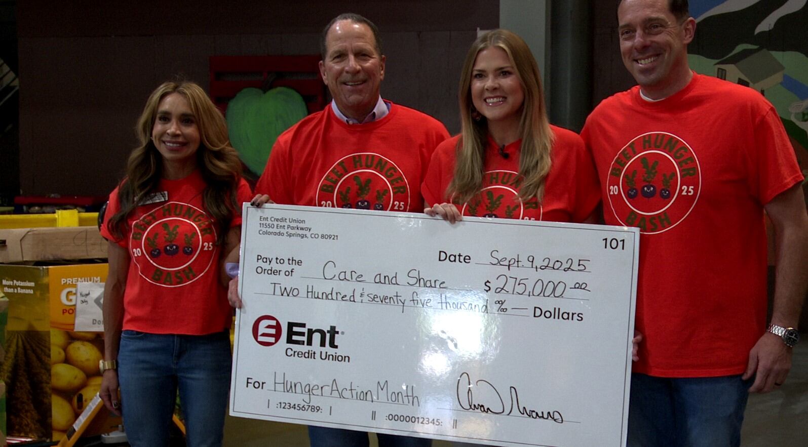 Care and Share Food Bank matches donations for Hunger Action Day 2025
