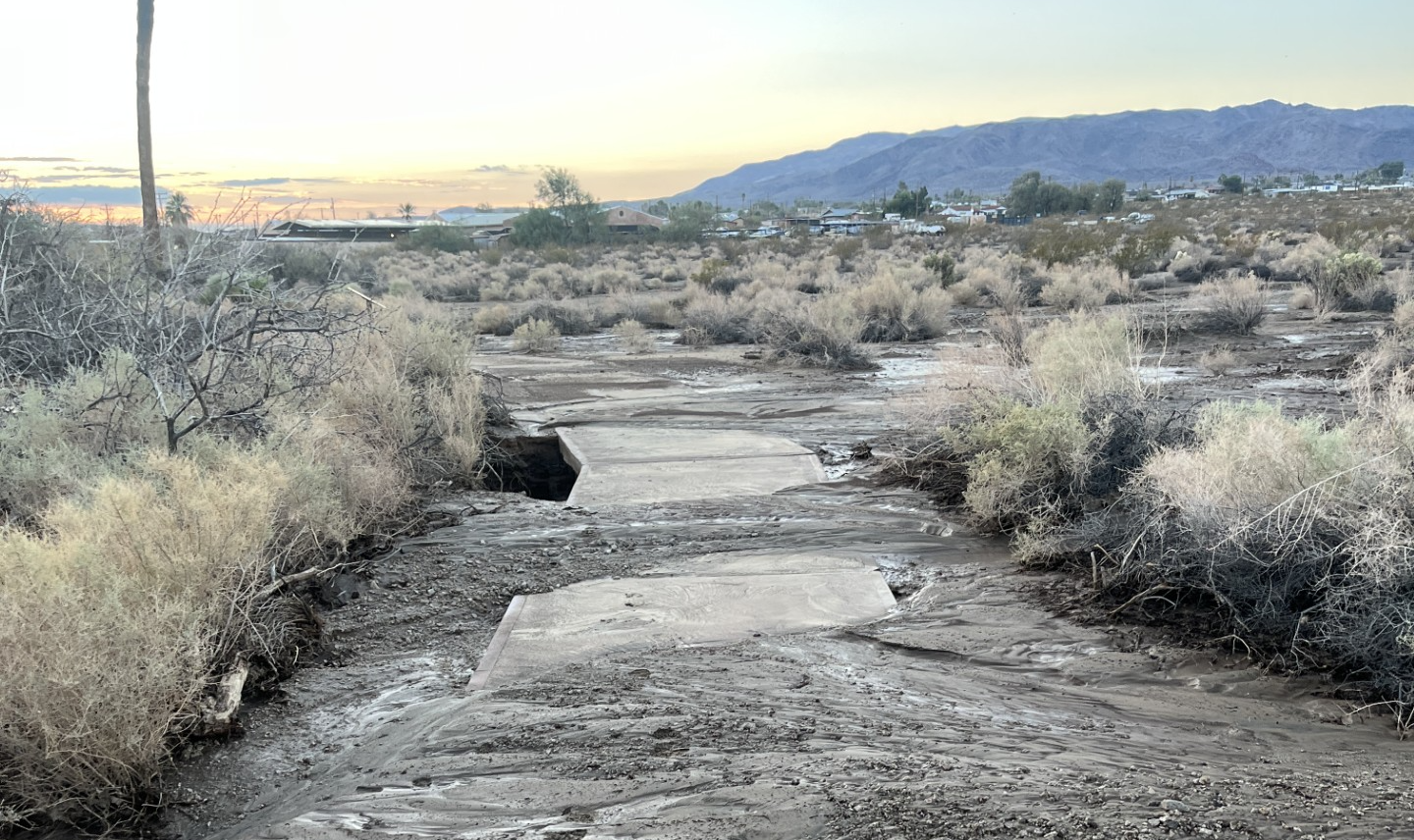 Flooding washes out popular trail at Joshua Tree National Park