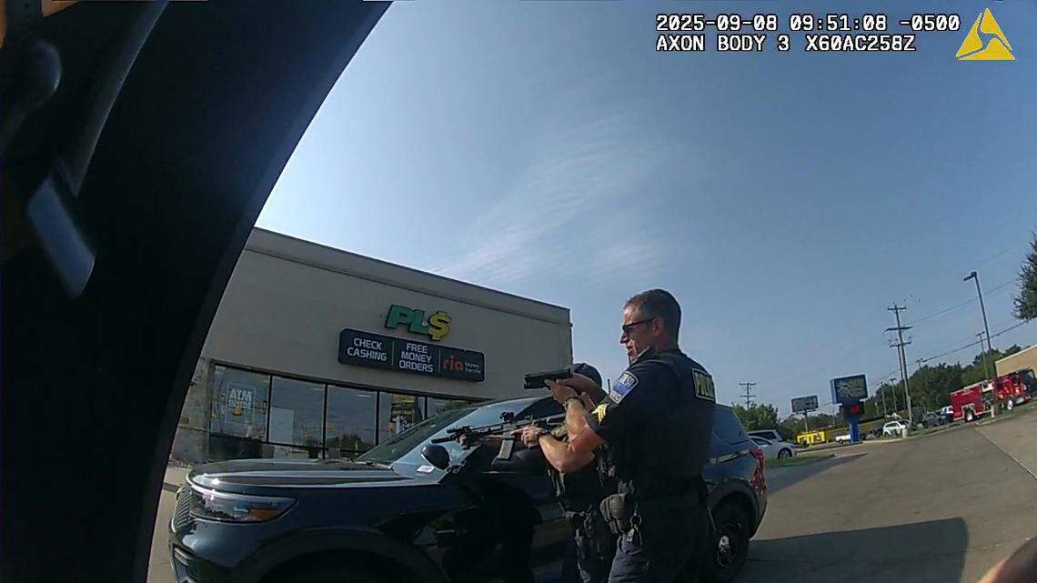 Accused stalker shot in head, keeps pursuing woman until cops arrive ...