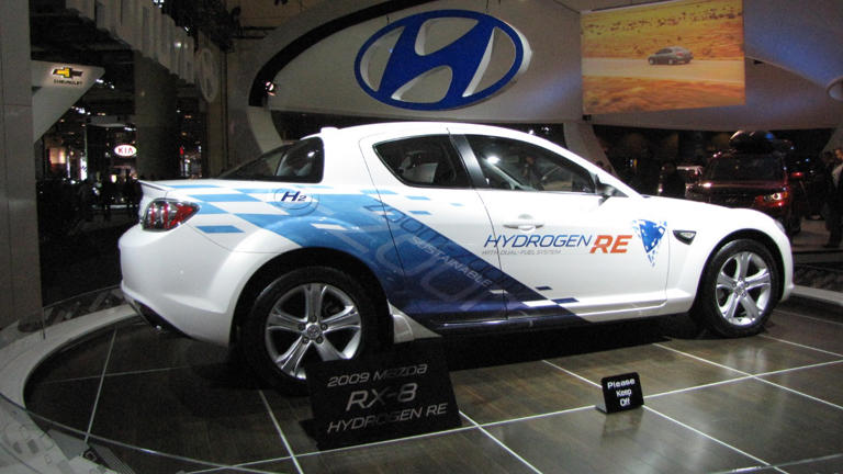 Engineers test hydrogen-powered sports car prototype