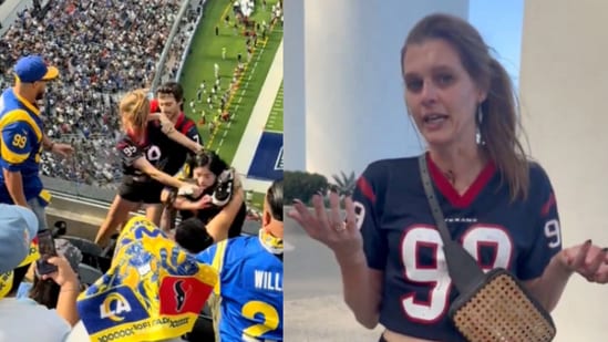 Bloodied JJ Watt fan makes shocking revelation after Rams-Texans brawl ...