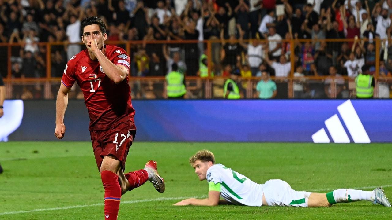 Mundial 2026: Arménia surpreende Irlanda depois da goleada sofrida com ...