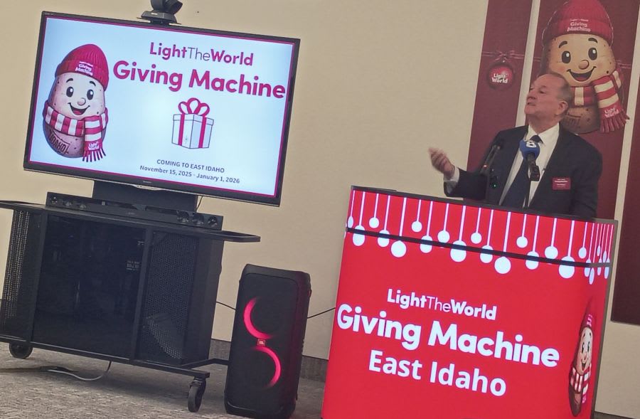 Light the World Giving Machine debuts in eastern Idaho this holiday season