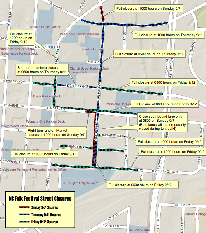 NC Folk Festival Guide | Music lineup, schedule, parking, and more