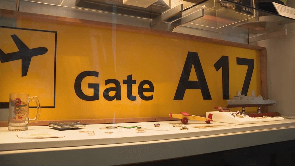 Flight 93's 'Gate A17' sign now on display at national memorial ahead ...