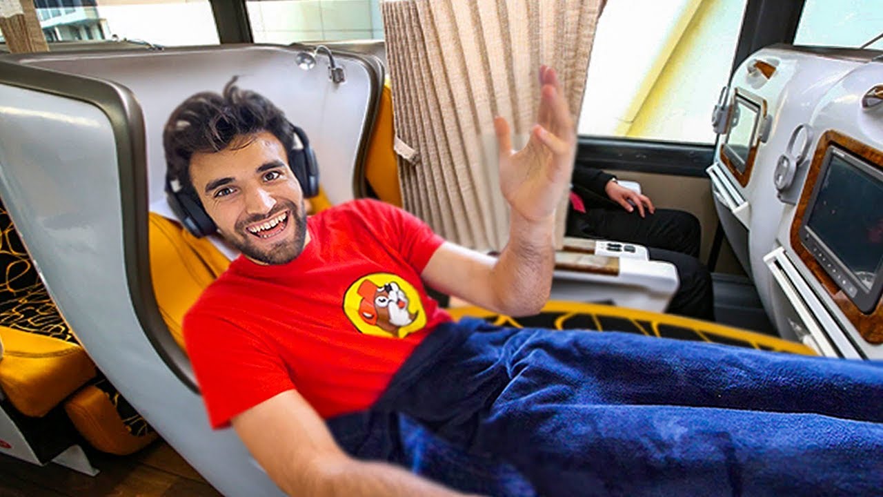 WORLD’S BEST FIRST CLASS BUS SEAT (Luxury For Cheap)!