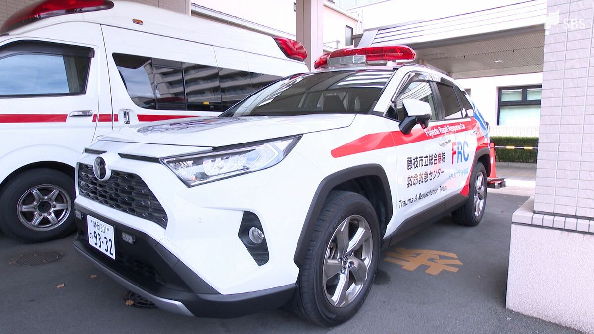 「地域の救命率を上げていけたら」医師たちが病院から現場に向かうドクターカーの強み 試行錯誤続ける藤枝市立総合病院=静岡