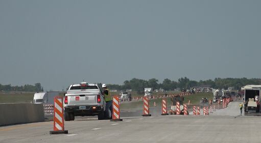 Northbound driving lane of I-29 opening to traffic Wednesday morning