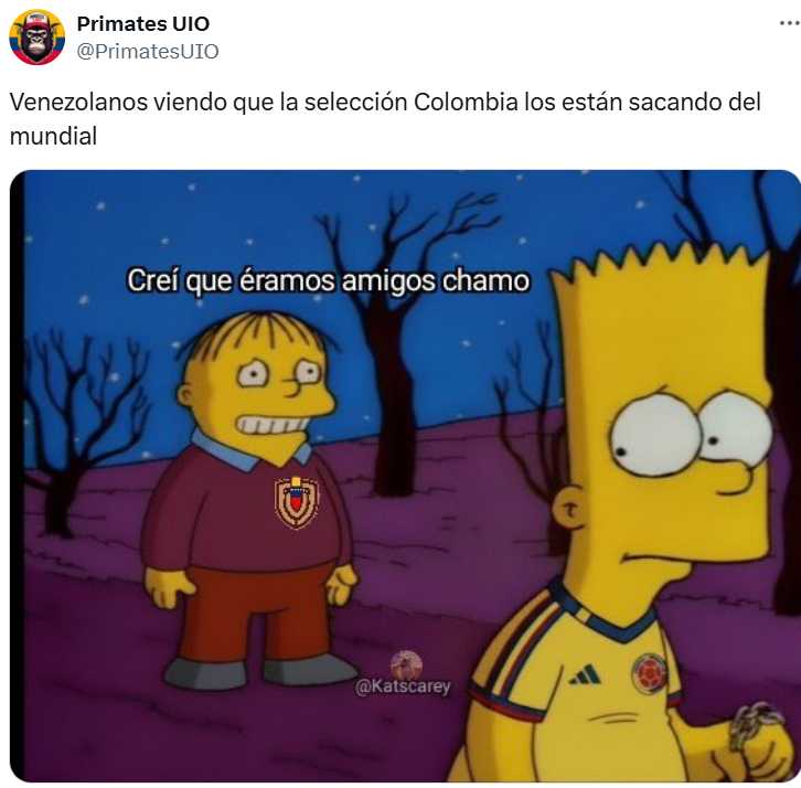 Venezuela quedó eliminada del Mundial y los memes son geniales