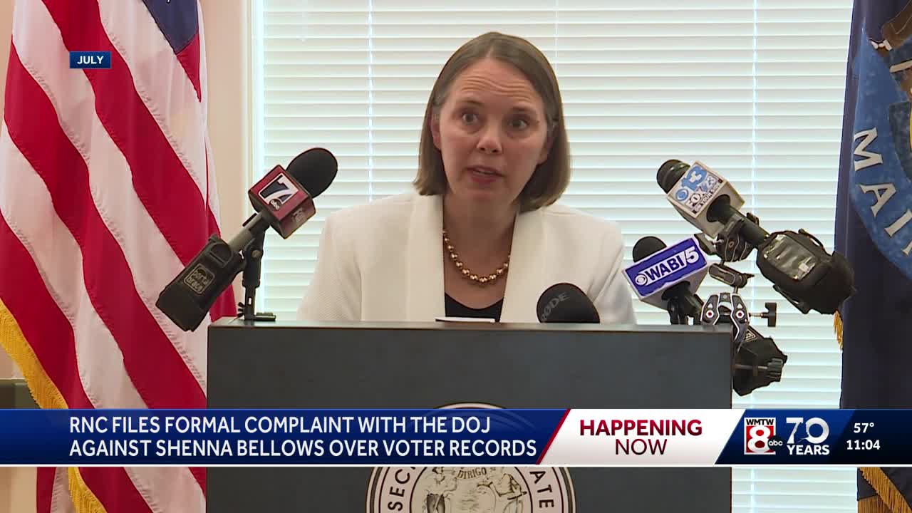 RNC files complaint with DOJ about Maine Secretary of State Shenna ...