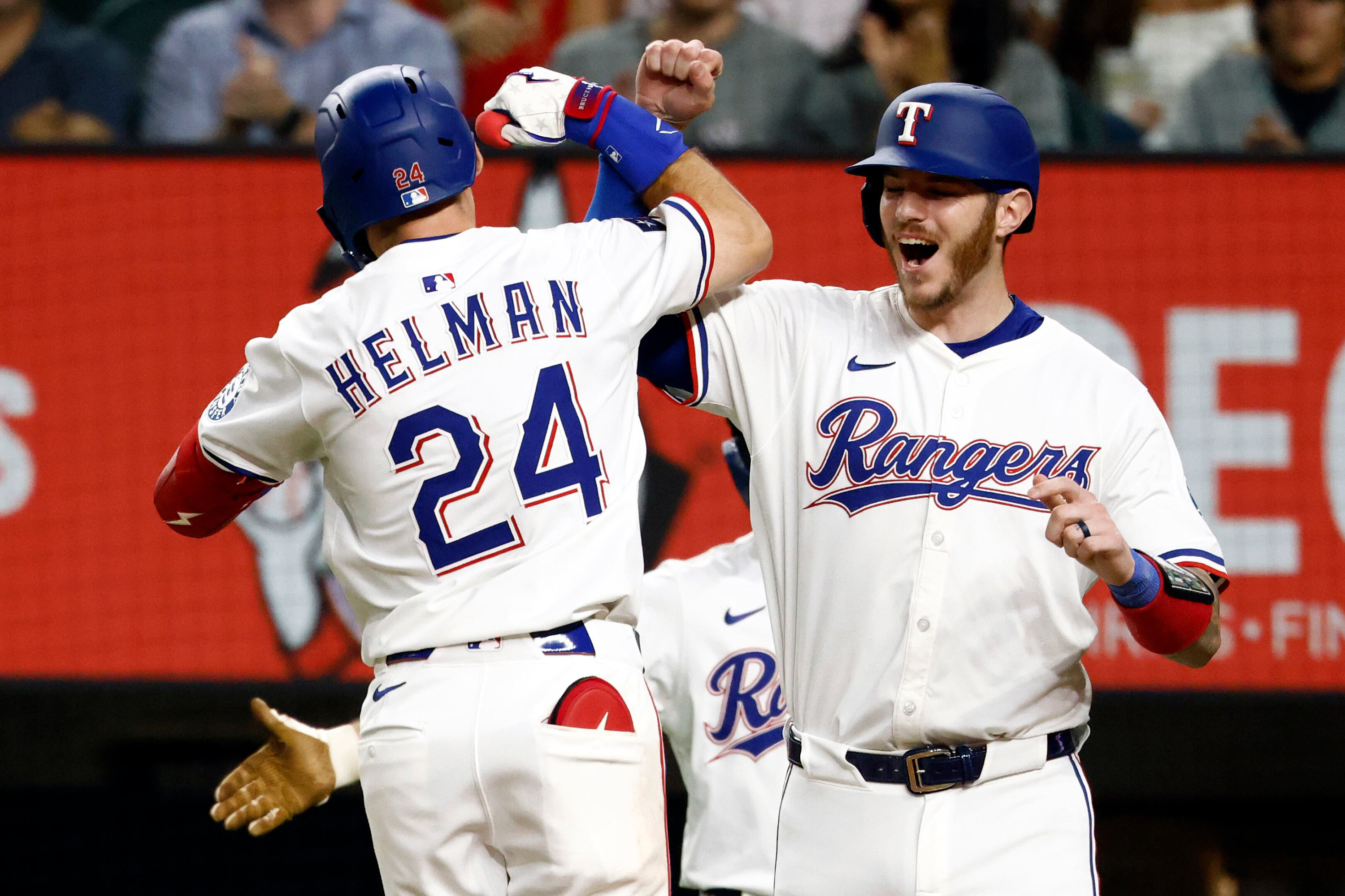 Michael Helman’s heroics power Rangers to another win as Texas inches closer to playoffs