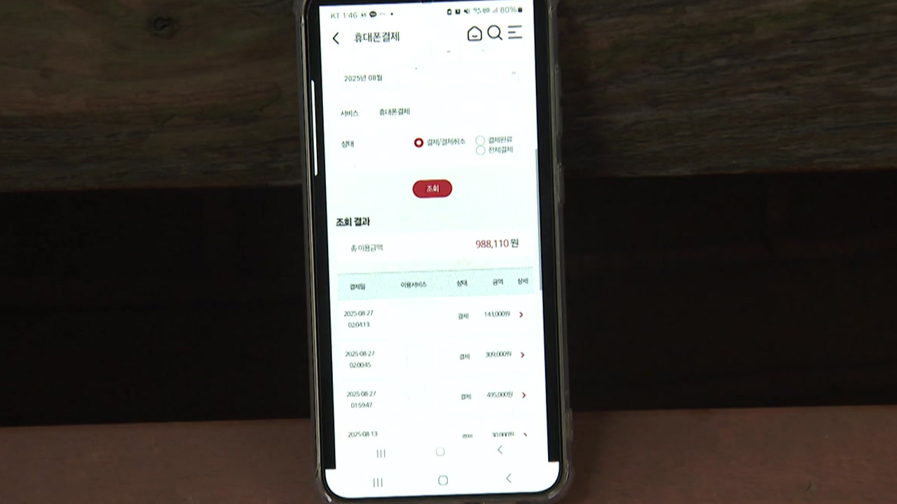 'KT 무단 소액결제' 신고 확산...경찰 "피해 124건"