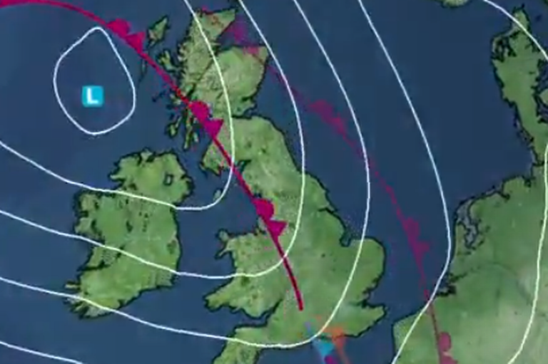 Met Office says Storm Amy could hit within days as UK weather maps show ...