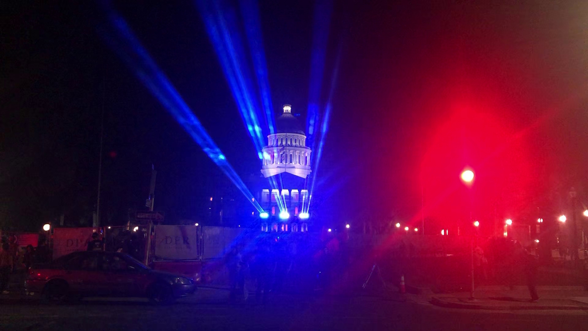California celebrates 175th anniversary with laser show