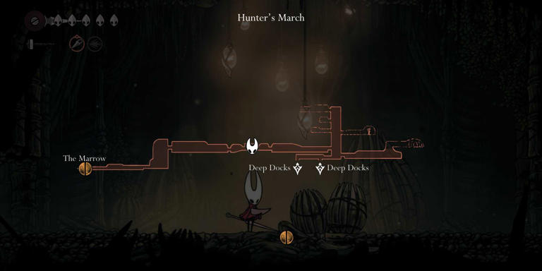 Hollow Knight: Silksong - Hunter's March Map & Collectibles Guide