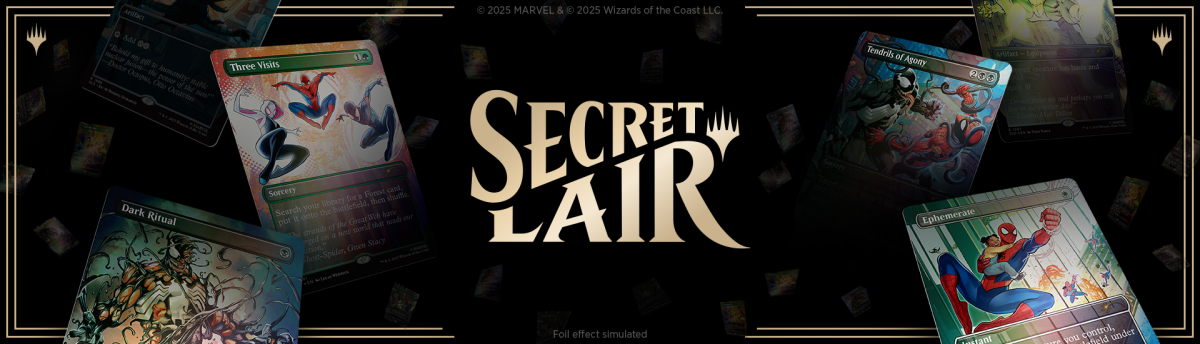 Secret Lair x Marvel's Spider-Man Superdrop Announced