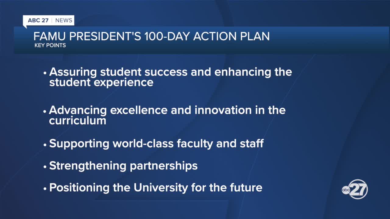 FAMU President Marva Johnson unveils 100-day action plan built on five ...