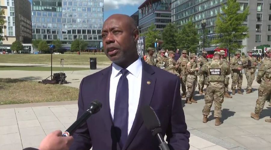 Tim Scott defends Trump’s DC crime crackdown while meeting with South ...
