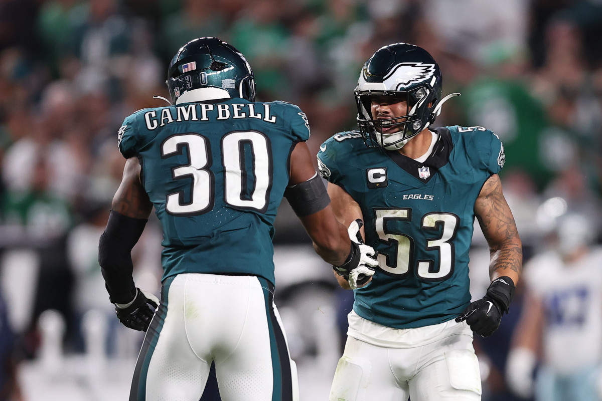 Nick Sirianni weighs in on Eagles rookie Jihaad Campbell's reassuring NFL debut vs Cowboys