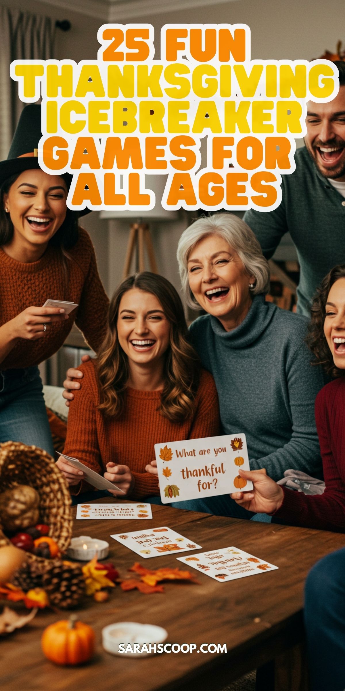 25 Fun Thanksgiving Icebreaker Games for All Ages