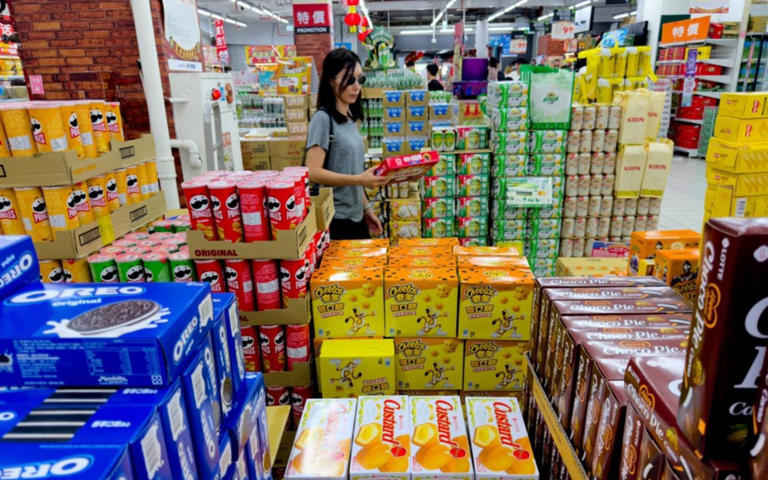 China’s consumer prices fall in August at fastest rate since February