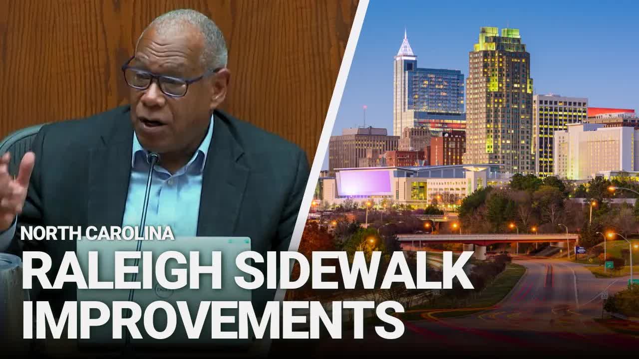 Raleigh City Council plans to make Raleigh more walkable