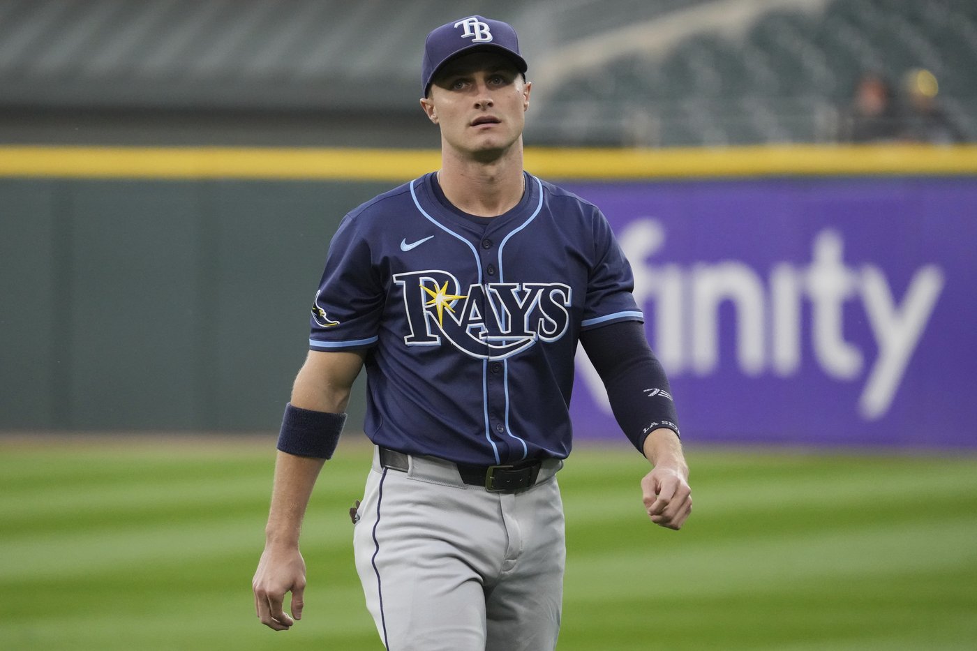 Rays rookie Jake Mangum relishes seeing father back at Soldier Field ...
