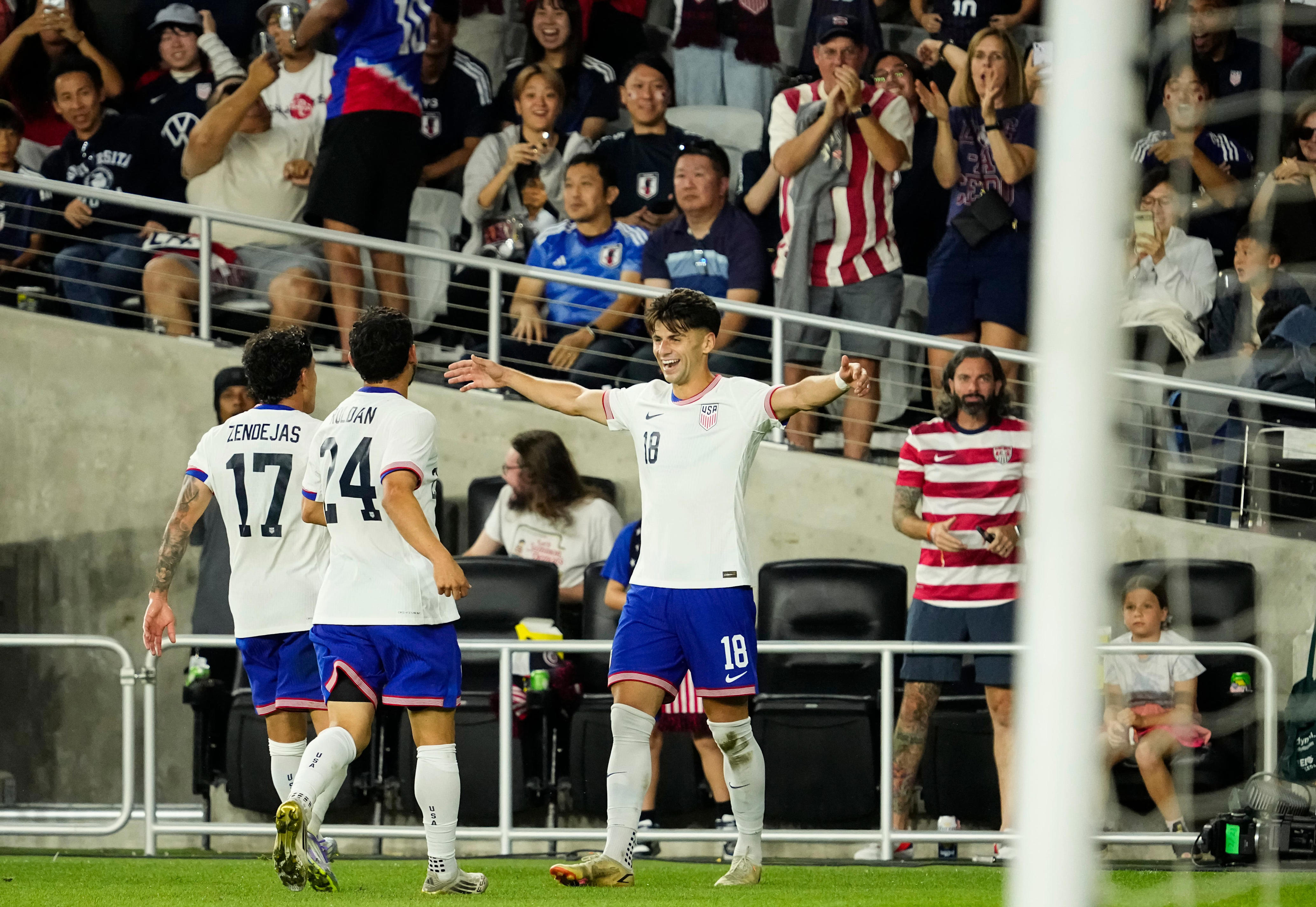 USMNT shuts out Japan at Lower.com Field, Columbus Crew's Max Arfsten ...