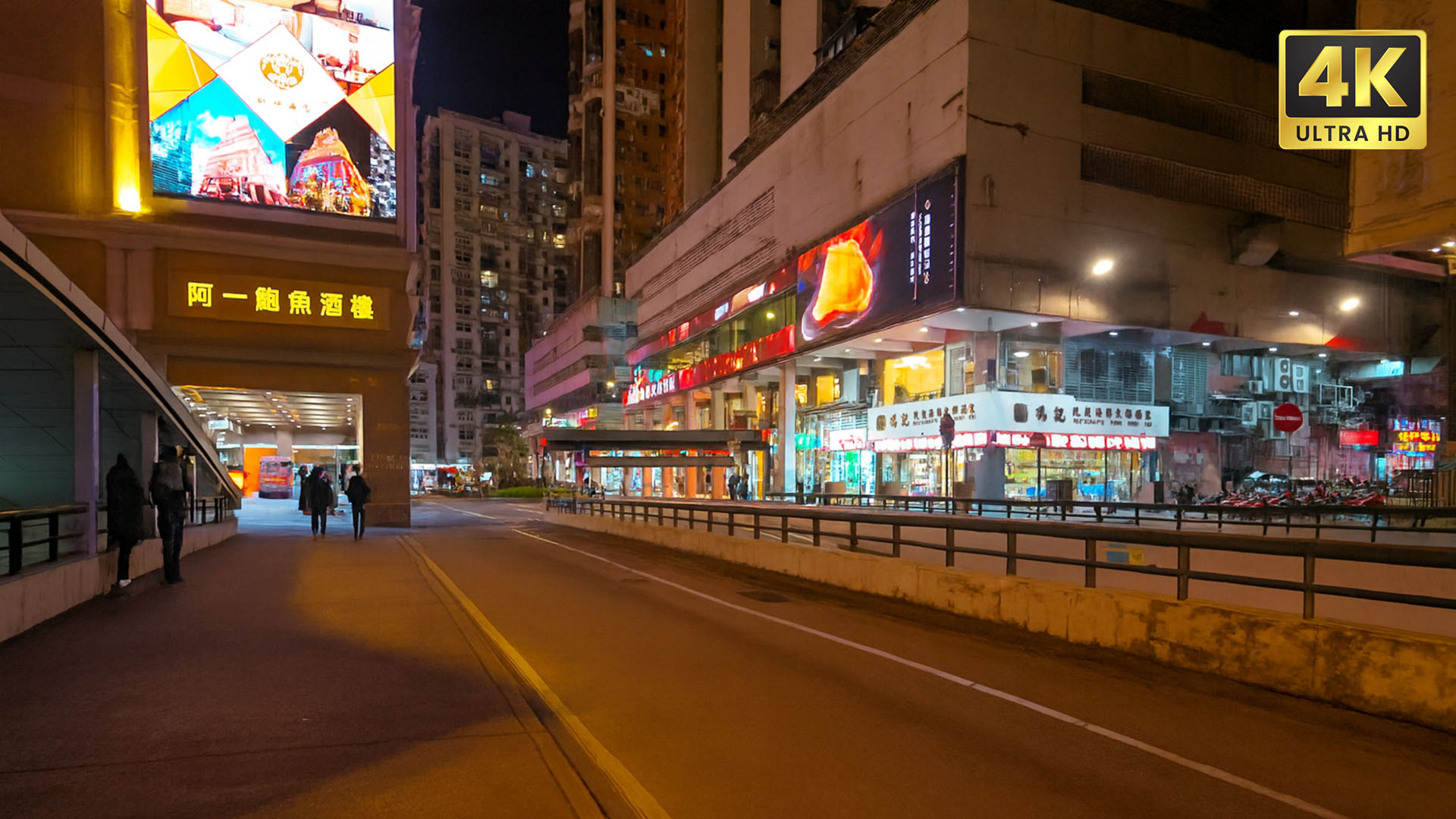 Jalan Malam di Macau – China 4K