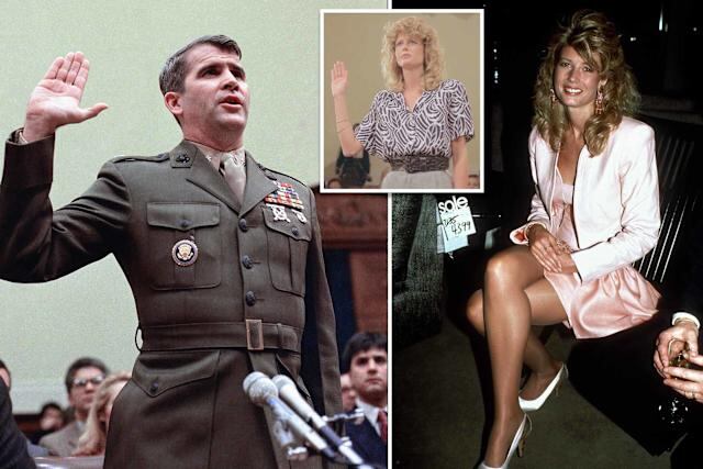 Iran-Contra figures North and Hall marry quietly