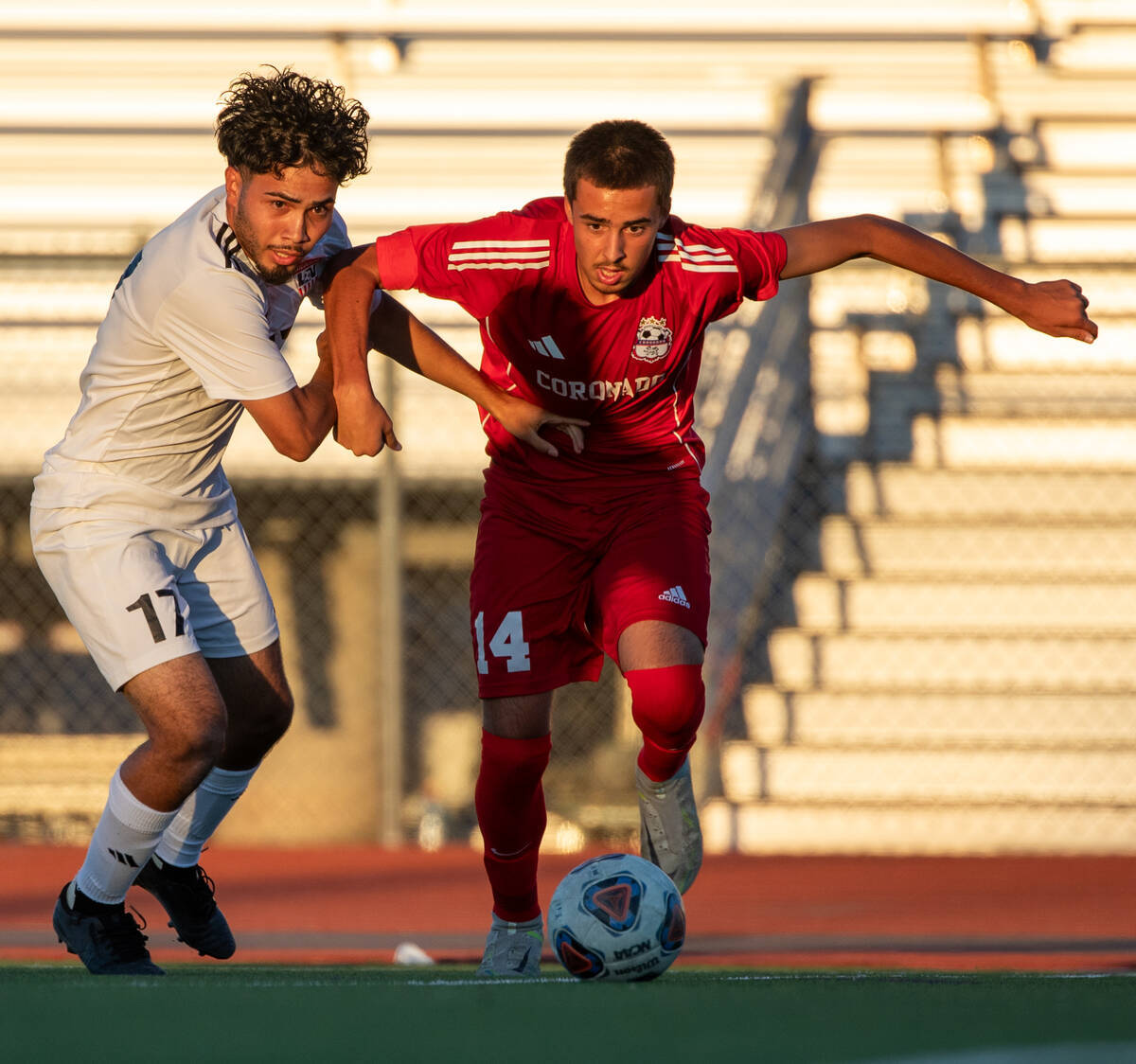 No. 1 Coronado routs No. 2 Las Vegas High in 5A boys soccer — PHOTOS