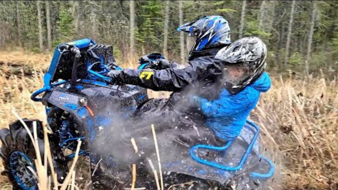 Smashing Skeg Holes With A Passenger! How Do They Hang On?