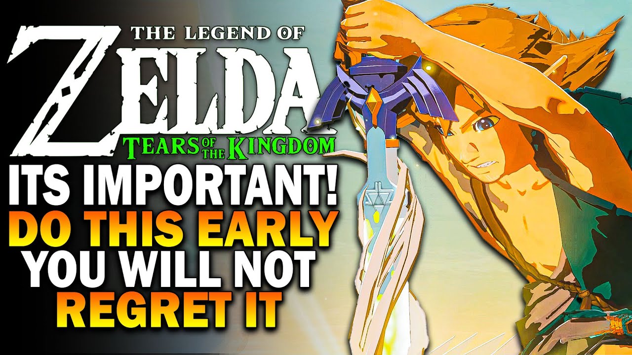 Zelda TOTK: Get the Master Sword Fast & Properly