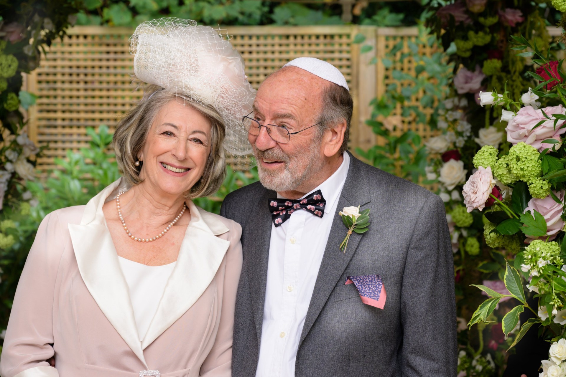 Maureen Lipman, 79, all smiles as she marries partner