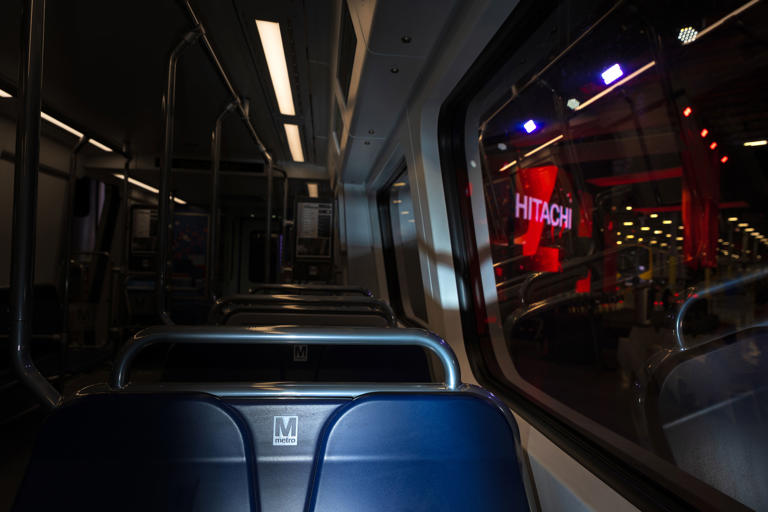 A look inside the new factory where Metro train cars are being built
