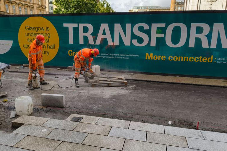George Square progress update as council share photos of renovation ...