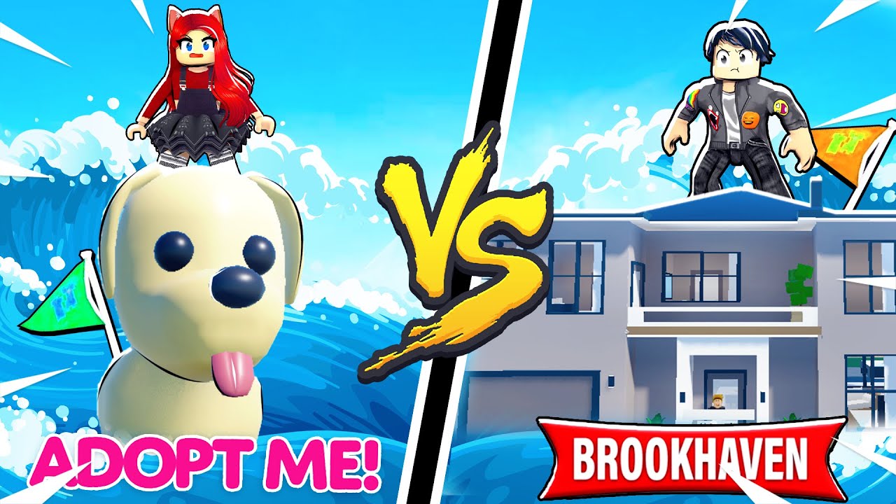Barcos de Roblox en Duelo: Adopt Me Contra Brookhaven