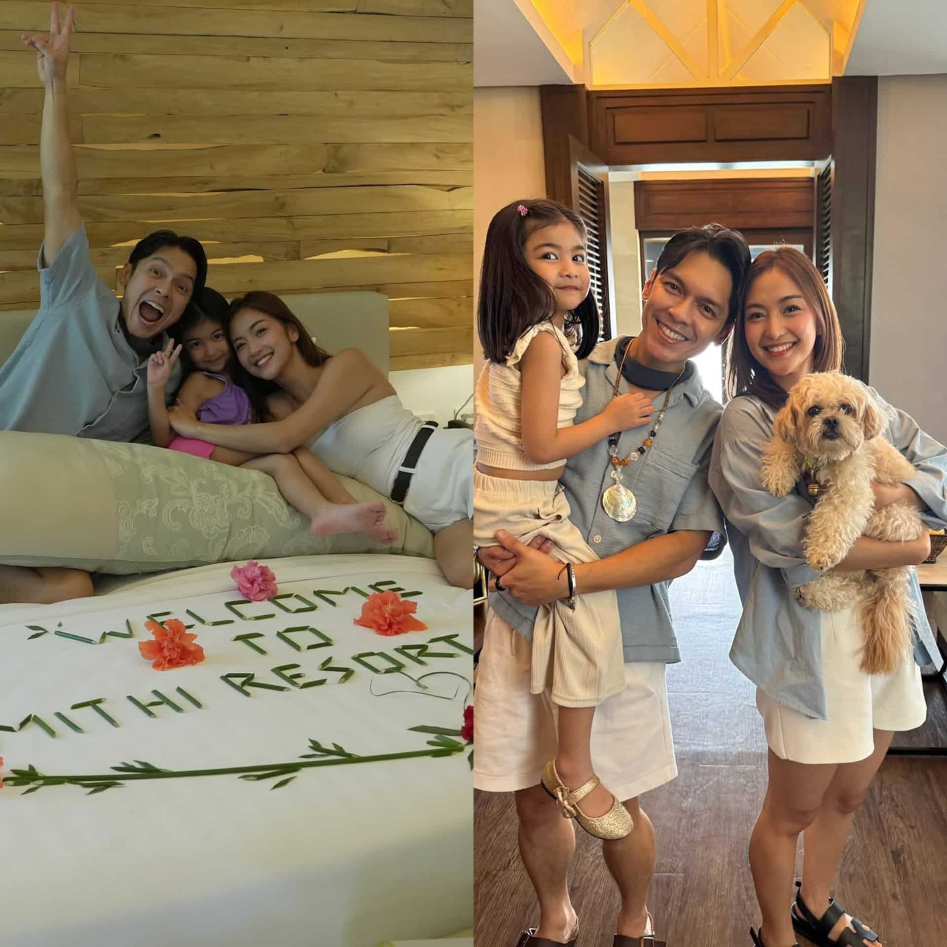 Carlo Aquino, Charlie Dizon celebrate his daughter Mithi’s birthday in Bohol