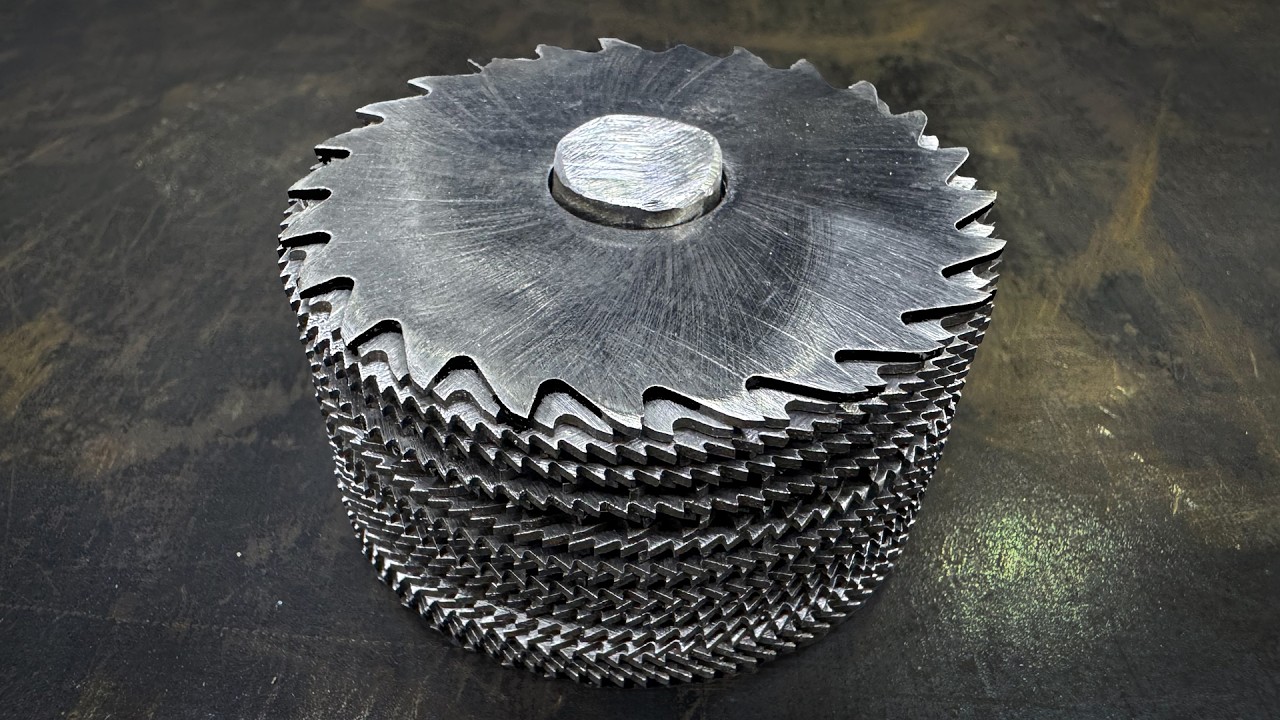 Crafting a Damascus Masterpiece From Simple Wooden Blade Patterns