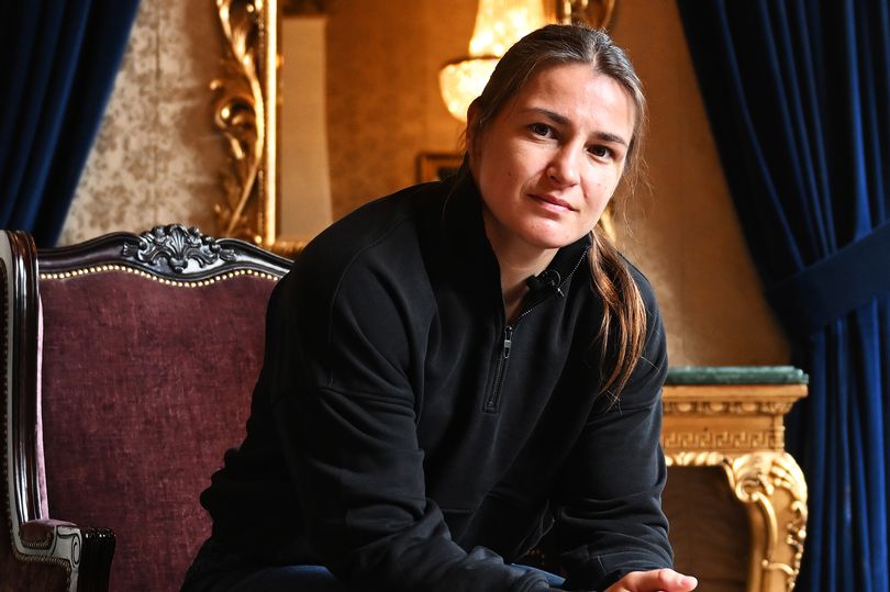 Katie Taylor poses with new husband in first public appearance together