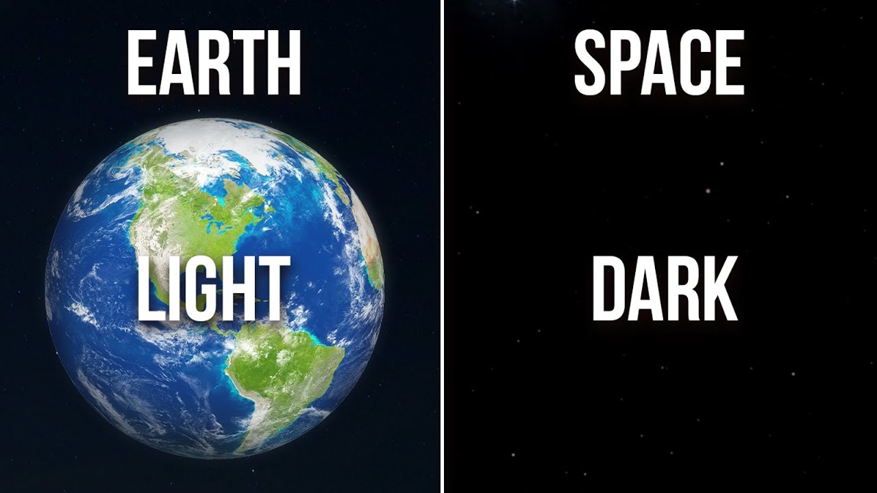 Why Space Remains Dark While Earth Is Filled With Light