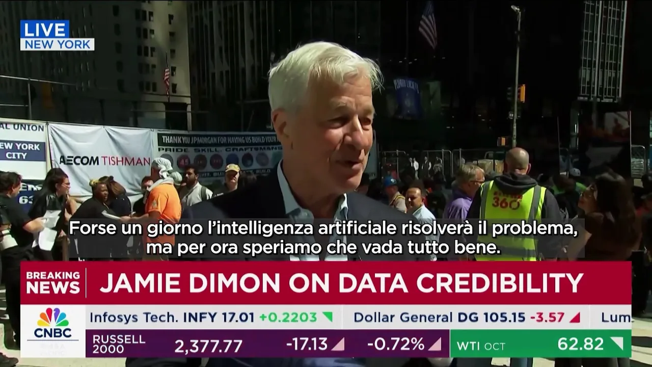 JP Morgan, Dimon: l’economia Usa si sta indebolendo, riceviamo dati che ...